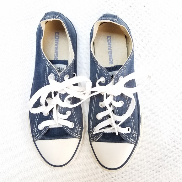 Converse | Shoes | Converse All Star Navy Blue Flats Versatile Style ...